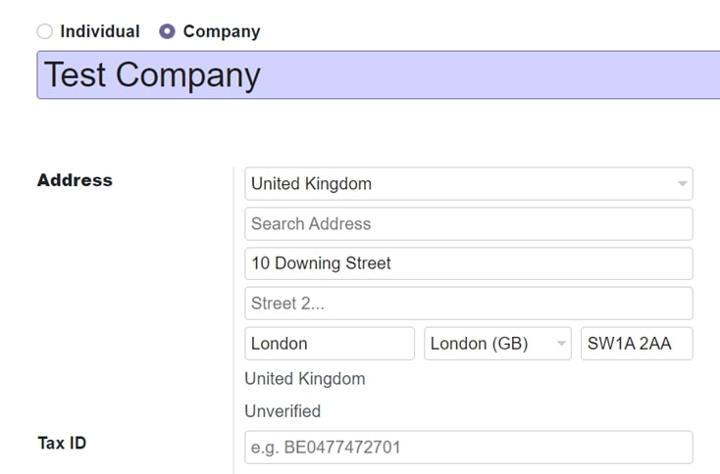 Use Ideal Postcodes to Autocomplete and Validate UK Addresses in Odoo | Lean Easy